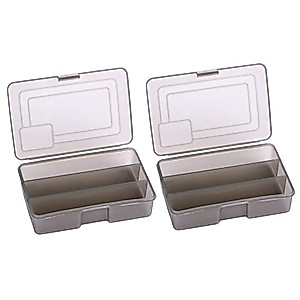 BESPORTBLE 2pcs Boxes Fishing Accessories Fishing Tackle Storage Fishing Tool Holder Fishing Bait Box` Fishing Tool Container Dart Stand Tackle Container Tools Lure Box Fishing Gear