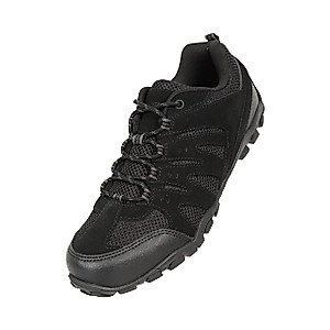Mountain Warehouse Outdoor Womens Hiking Shoes Walking Sneakers Black Womens Shoe Size 8 US