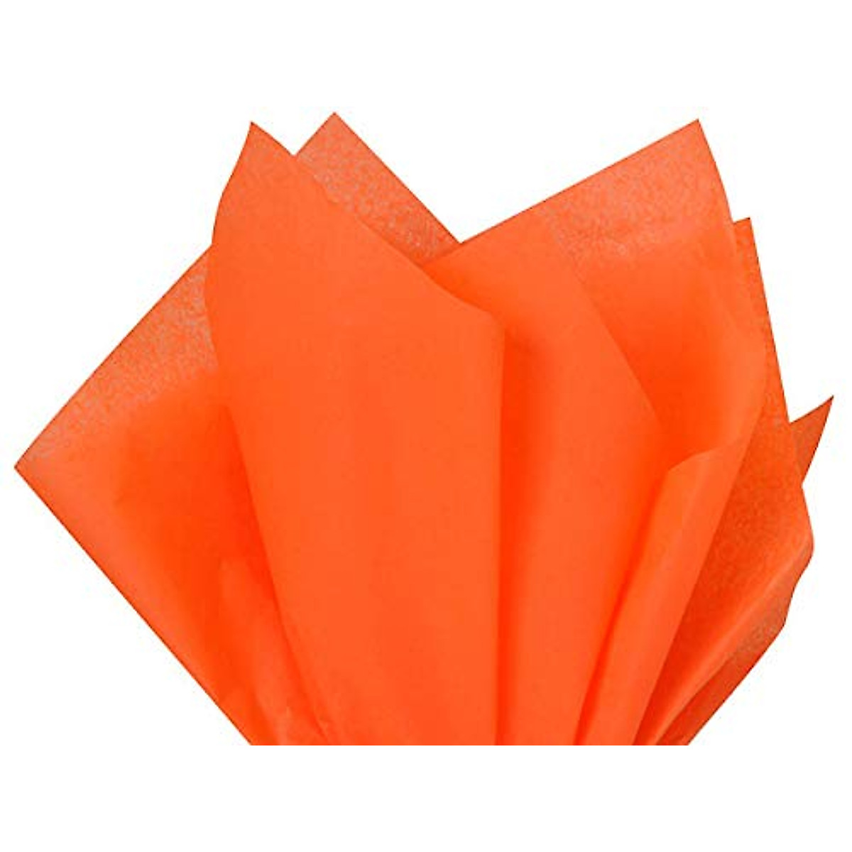 Orange Tissue Paper Squares, Bulk 24 Sheets, Premium Gift Wrap and Art Supplies for Birthdays, Holidays, or Presents by Feronia packaging, Large 20 Inch x 26 Inch