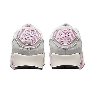 Nike Women's Air Max 90 White/Sail-Med Soft Pink (FN7489 100) - 7