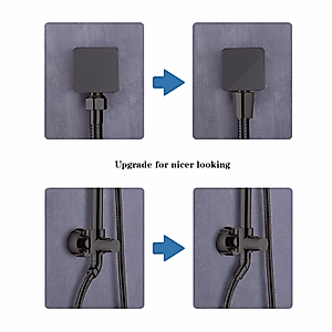 BRIGHT SHOWERS Shower Hose For Hand Held Shower Heads, 69 Inches Cord Extra Long Stainless Steel Hand Shower Hose, Ultra-Flexible Replacement Part with Brass Insert, Oil Rubbed Bronze