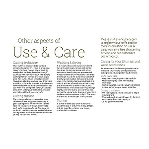 Shun Kanso 6-Piece Steak Knife Set with Sidecar Block, Handcrafted Japanese Cutlery, Steel