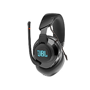 JBL Quantum 610 Wireless - Wireless Over-Ear Gaming Headset, QuantumSURROUND, 2.4GHz Wireless, 40 Hours of Wireless Battery Life, Game-Chat dial, flip-up Boom Microphone (Black)