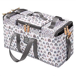 Petunia Pickle Bottom Deluxe Kit, 3-in-1 Grid Caddy Organizer, Lightweight Packing Cubes, Organize Diaper Bag, Stroller, Nursery, Unity