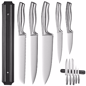 15 Pieces Kitchen Knife Set with Wooden Block Forged Premium German High Carbon Stainless Steel, Classic Triple Rivet Chef Knife, Super Sharp Knives, Perfect Cutlery Set Gift