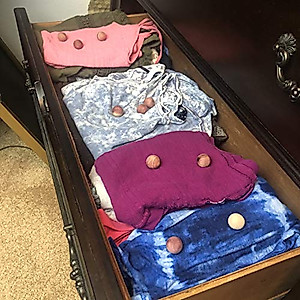 Cedar Balls Clothes Moth Repellant - Premium Quality USA Wood for Closet/Drawers (60 Pack), Protect Clothing with Natural Alternative to Moth Balls, Non-Toxic, Long Lasting, Family Safe, Smells Great.