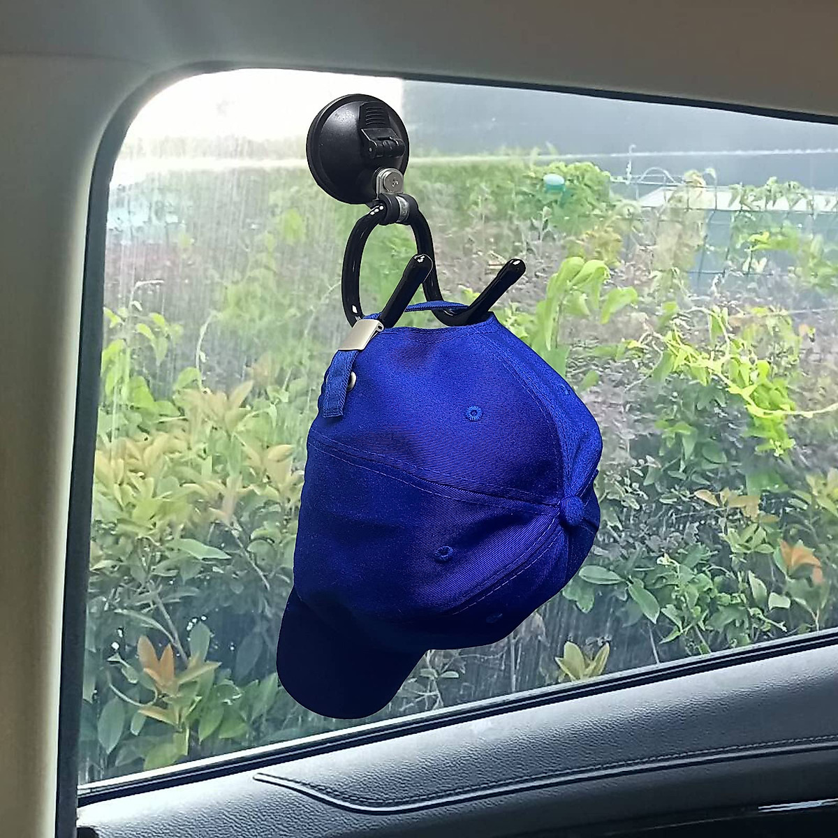 Pmsanzay Hat Rack, Acrylic Material, Suction Cup Hanger for Car & Truck, Hat Holder - No Falls Off - No Hat Damage