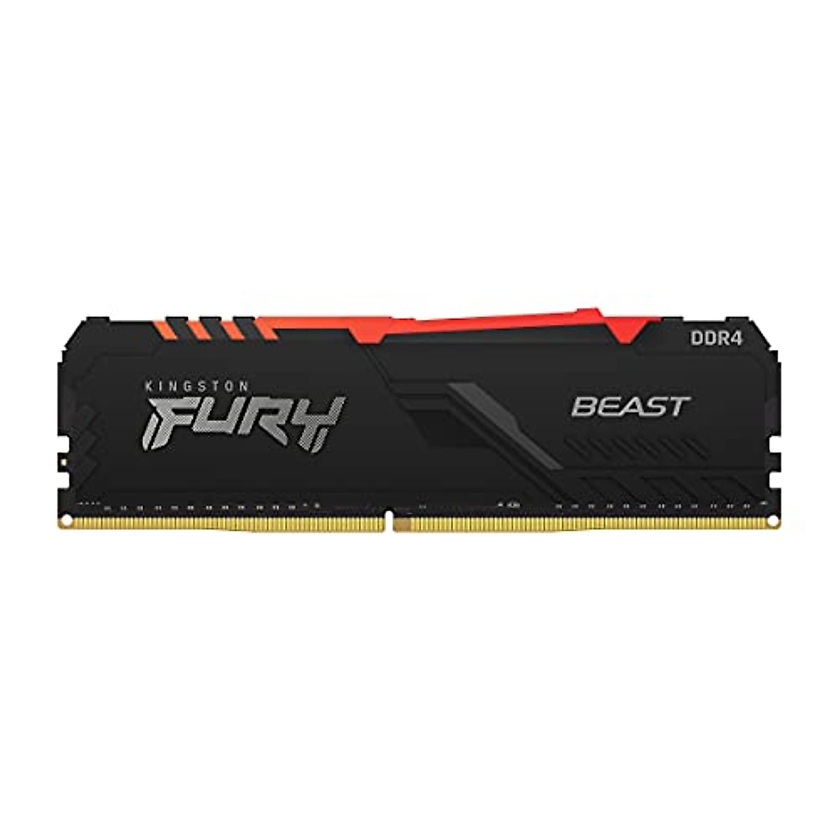 Kingston FURY Beast RGB 32GB (2x16GB) 3200MT/s DDR4 CL16 Desktop Memory Kit of 2 | Infrared Syncing | Intel XMP | AMD Ryzen | Plug n Play | KF432C16BBAK2/32
