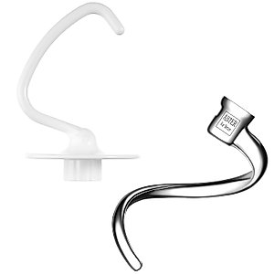 Dough Hook&Stainless Steel Spiral Dough Hook for 4.5 QT Tilt-Head Stand Mixer Kitchenaid Stand Mixer