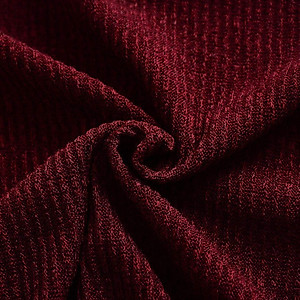 GRNSHTS Baby Girls Loose Long Lantern Sleeve Knit Sweater (A Wine, 18-24 Months)