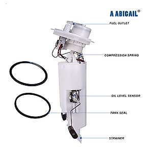 Fuel Pump Assembly A7172M Replacement for 2004 2005 2006 2007 Dodge Caravan/Grand Caravan & Chrysler Town & Country Replaces E7172M