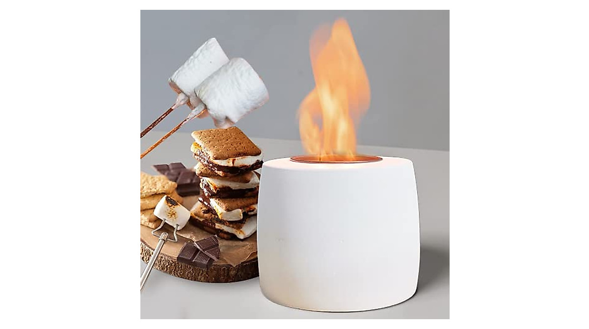 OLIVITTE Portable Fire Pit - Stylish & Eco-Friendly