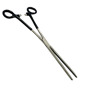 German Stainless Curved + Straight Forceps, Hemostat Forceps clamp 10" (Cynamed Brand) … … … …