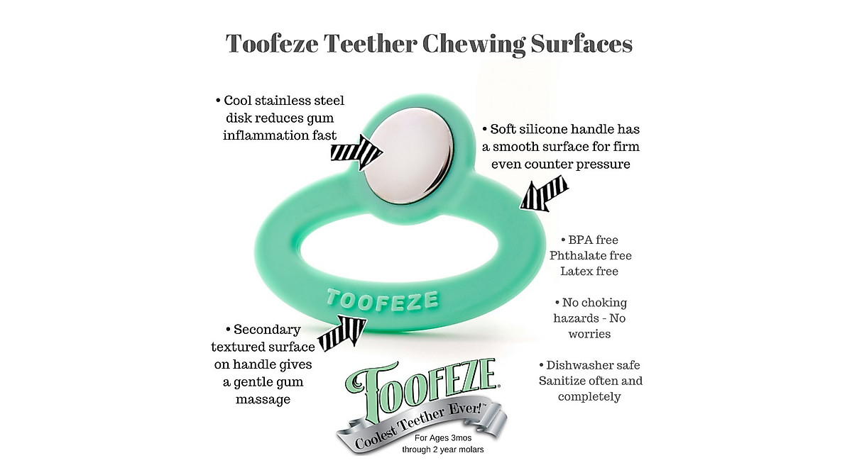 Toofeze Ice Cold Baby Teether Toy for Fast Relief