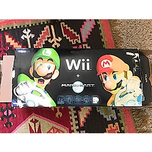 Wii Console with Mario Kart Wii Bundle - Black
