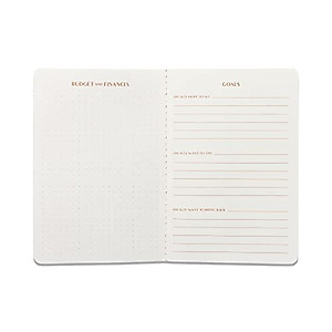 DesignWorks Ink Set of 5 Travel Notebook Set | Travel Planner Includes Prompts with Trip Budget, Goals, Packing List, & Trip Log - Adventure Keepsake from Anderson Design World (JTBS-2022AD)