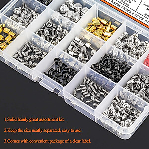 HELIFOUNER 450 Pieces Computer Standoffs Spacer Screws Assortment Kit for Hard Drive Computer Case Motherboard Fan Power Graphics
