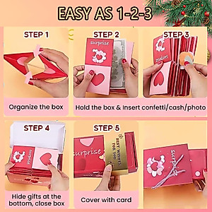 Surprise Gift Box, 2024 Surprise Gift Box Explosion, Surprise Box Gift Box for Money, Surprise Box, Surprise Gift Box Explosion for Money,Surprise Box Gift Box for Creative Gift(Green)