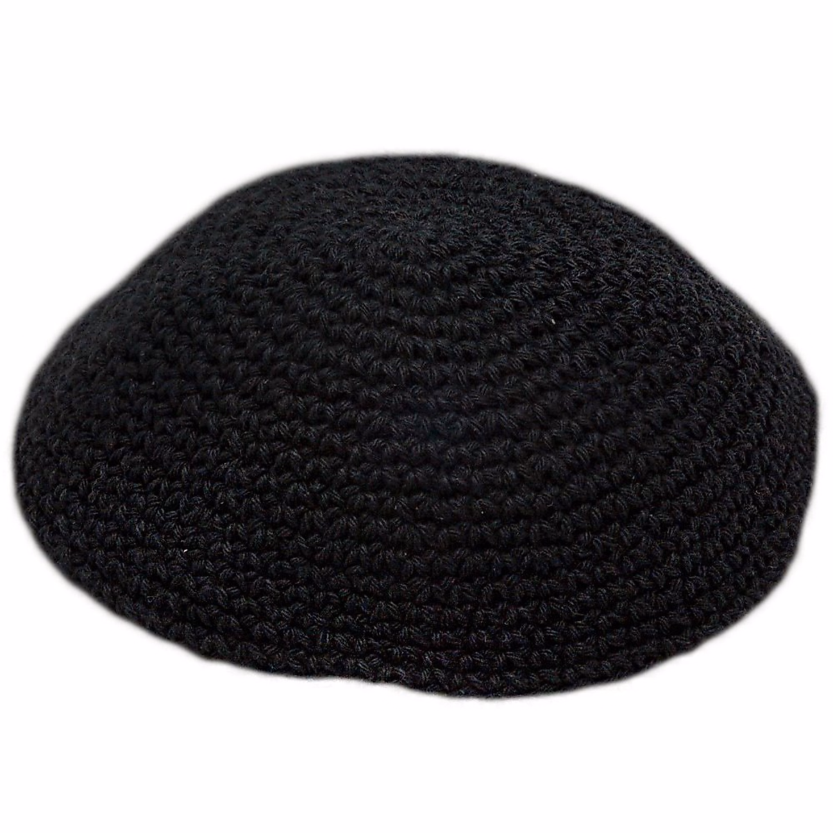 Black All Size Hand Made Yarmulke Jewish Kippah Kipa Judaica Yamaka Kippa Yamakah Yarmulka Hat Men Or Kids (17CM 6.6INCH)