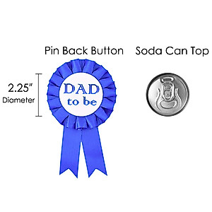 Royal Blue Maternity Sash & Dad to be Corsage Kit - Baby Shower Sash Baby Boy Pregnancy Sash Keepsake Baby Shower Flower Belly Belt