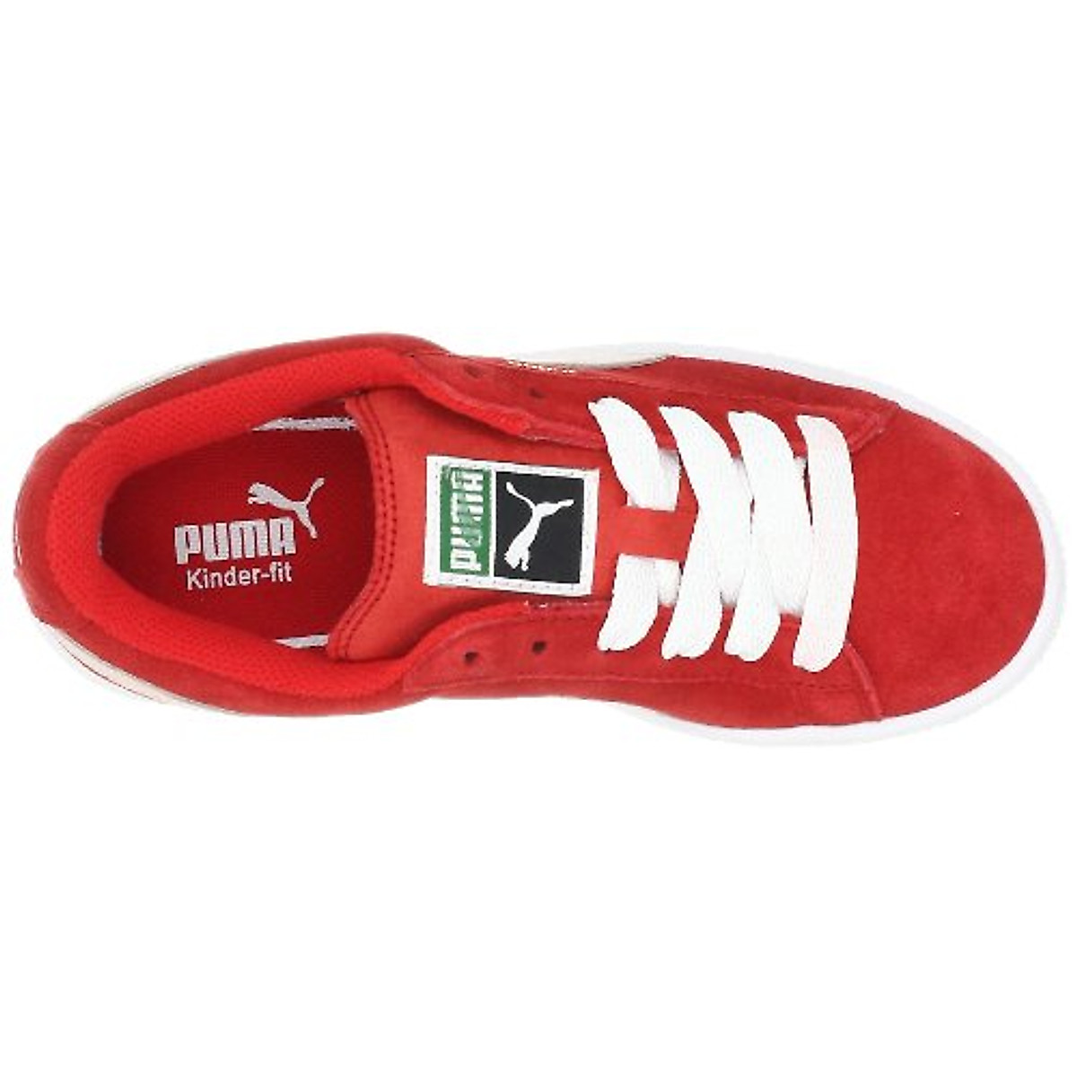 PUMA Suede JR Sneaker High Risk Red/White 7 M US Big Kid