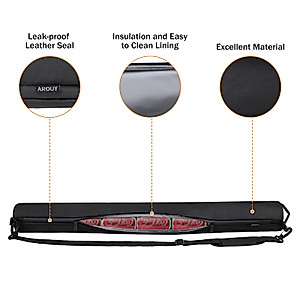 AROUY Golf Cooler Bag - Golf Accessories for Men and Small Soft Cooler Bags Insulated Cooler Holds a 6 Pack of Cans, Golf Sports Bags