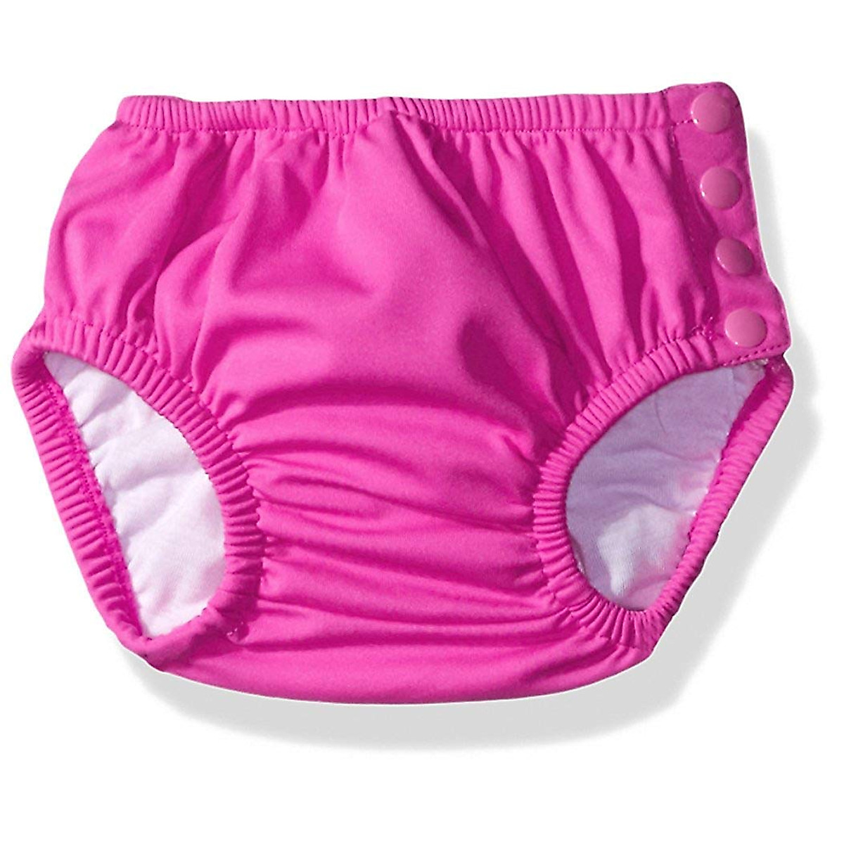 KIKO & MAX Baby Girls' Infant Three-Pack Absorbant Reusable Swim Diaper (Medium)