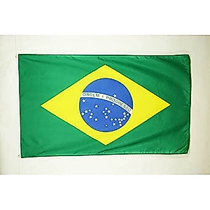 AZ FLAG Brazil Flag 4' x 6' - Brazilian Big Flags 120 x 180 cm - Banner 4x6 ft