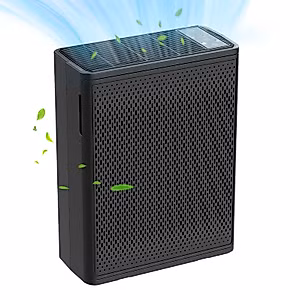 Air Purifiers for Home Large Room H13 HEPA Filter,TPLMB Air Cleaner Covers Up to 1950 Sq Ft by 24W Motor,Smoke Pets Hair Dander Odor Air Filter,24 dB For Home Bedroom Dorm Apartment Kitchen (1, Black)