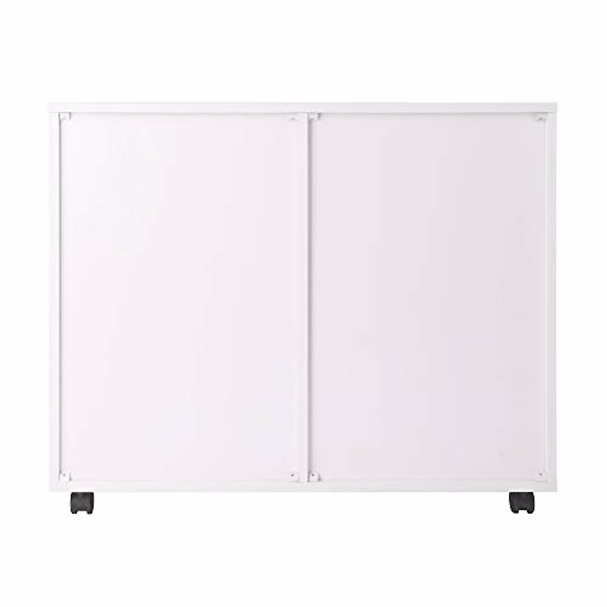 Winsome Halifax Storage Mobile Cabinets, 2 Doors, 4 Drawers, for Home Office, White