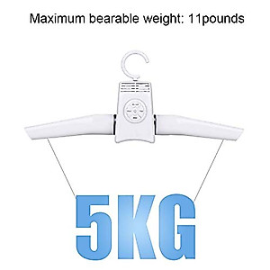 Clothes Dryer, Clothes Hanger Dryer Portable Dryer Hot and Cold Air Dryer Clothes and Shoes Drying Business Trip Drying Clothes Pants Shoes Dryer