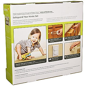 Safety 1st Home Safeguarding and Childproofing Set (80 Pcs), White