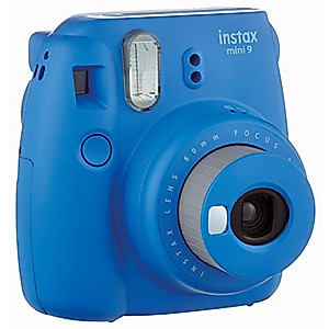 Fujifilm Instax Mini 9 Instant Camera, Cobalt Blue