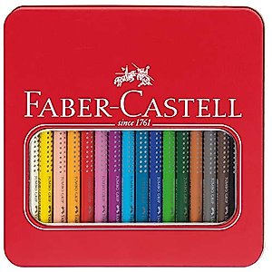 Faber - Castell Jumbo Grip Colour Pencils Tin