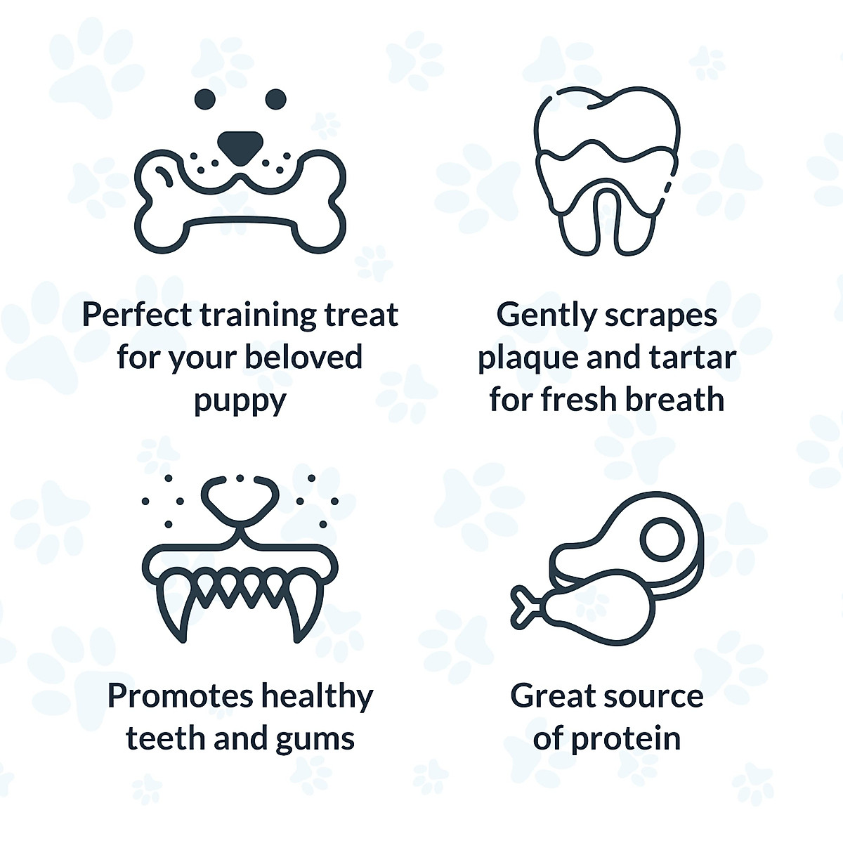 Pawveyor 5" Beefhide Munchy Sticks - 100 Beef-Flavored, All-Natural Granulated Rawhide Dog Chew Sticks for Small Dogs - Great Training Treats for Dogs or Puppy Treats for Small Puppies