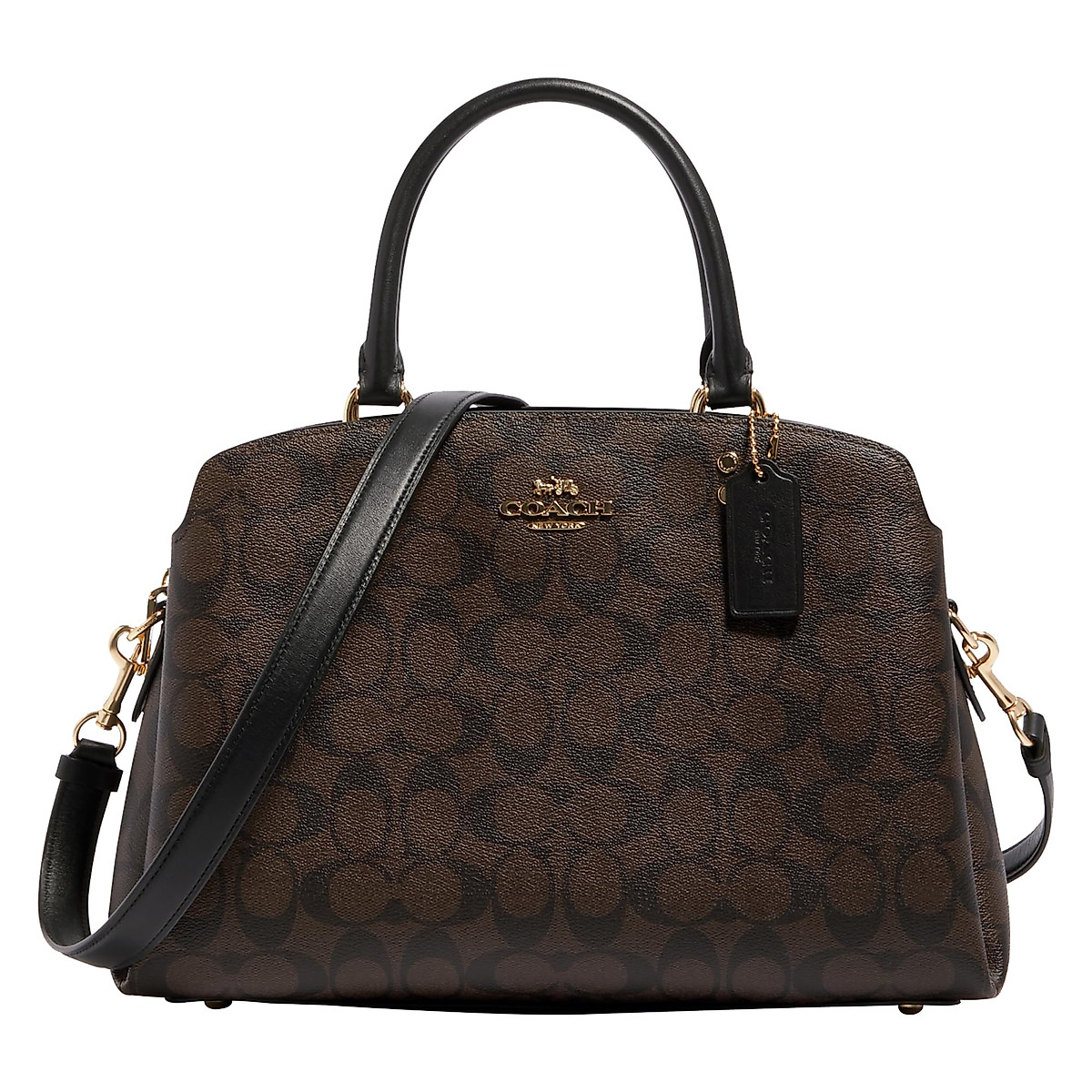 COACH Lillie Carryall, Brown Black