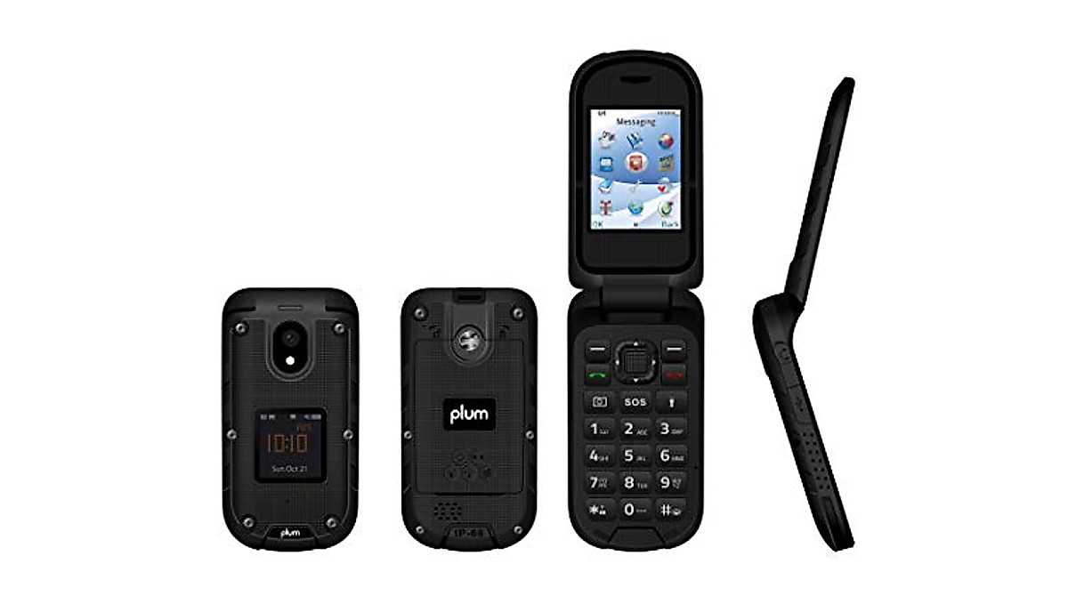 Plum Ram 8: Rugged Flip Phone Unlocked IP68 Waterproof
