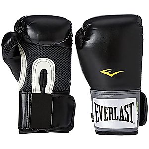 Everlast 1200014 Pro Style Training Gloves (Black, 14 oz.)