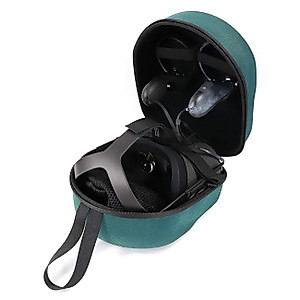 Oriolus Hard Case for Oculus Quest All-in-one VR Gaming Headset (Green)