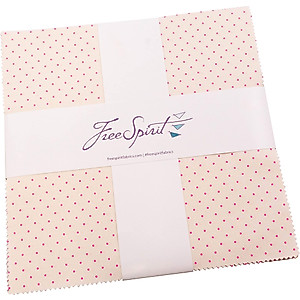 Free Spirit Fabrics True Colors by Tula Pink Tiny Coordinates 10 Charms