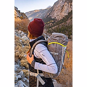 TETON Sports Cirque 1600 Backpack; Packable, Lightweight, Comfortable Daypack for Hiking and Travel; Overnight Bag,Grey, 22" x 15" x 6.75"