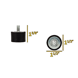 WILDFLOWER Tools 0H1829 Generator Vibration Isolator for Generac