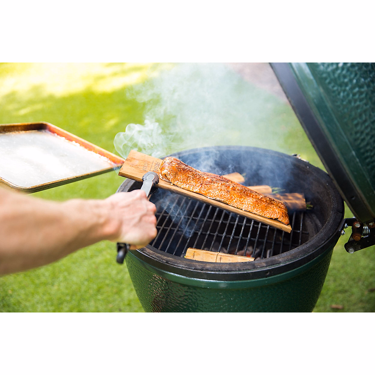 Fire & Flavor FFPD110, Cedar Planked Salmon, Sustainably Sourced & Certified, 2-Pack, 11 inch, 15 inch, Brown