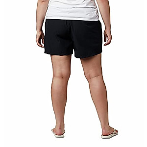 Columbia Womens Coral Point Iii Athletic Shorts, Black, 10 US