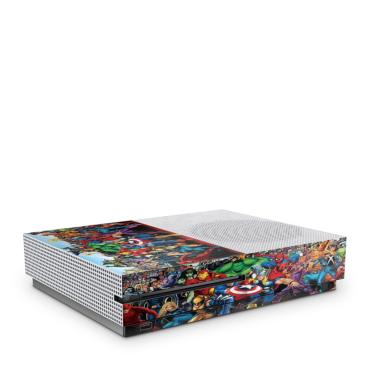 Superhero Skins for Xbox One S XBS Console Decal Vinal Sticker + 2 Controller Set