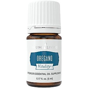Vitality Oregano Essential Oil 5 ml by Young Living - Immune Support , Digestive-Cleansing , Antioxidants , Overall Wellness , Healthy Immune System , Cooking Essential , Fresh Herbal Note
