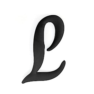 3PCS Letter Charms Compatible with Bogg Bags,2.75 in Large Size Bag Inserts Accessories Decorative Charm for Beach Bag (Black, L)