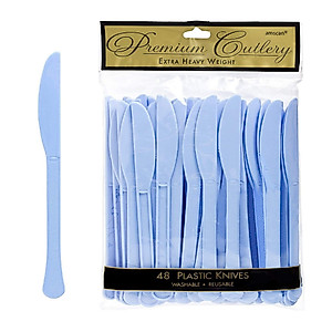 Premium Heavy Weight Plastic Knives - Pack of 48