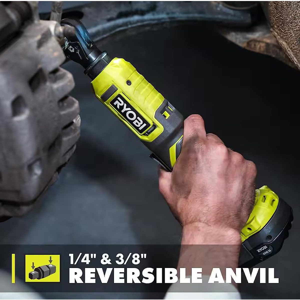 RYOBI ONE+ 18V Cordless Multi Size Ratchet (Tool Only) PCL280B