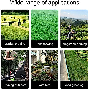 Handheld Cordless Trimmer, 24V Electric Small Portable Trimmer with 3 Style Blades Handheld Lawn Mower Adjustable Machine Head Lawn Garden Weeder